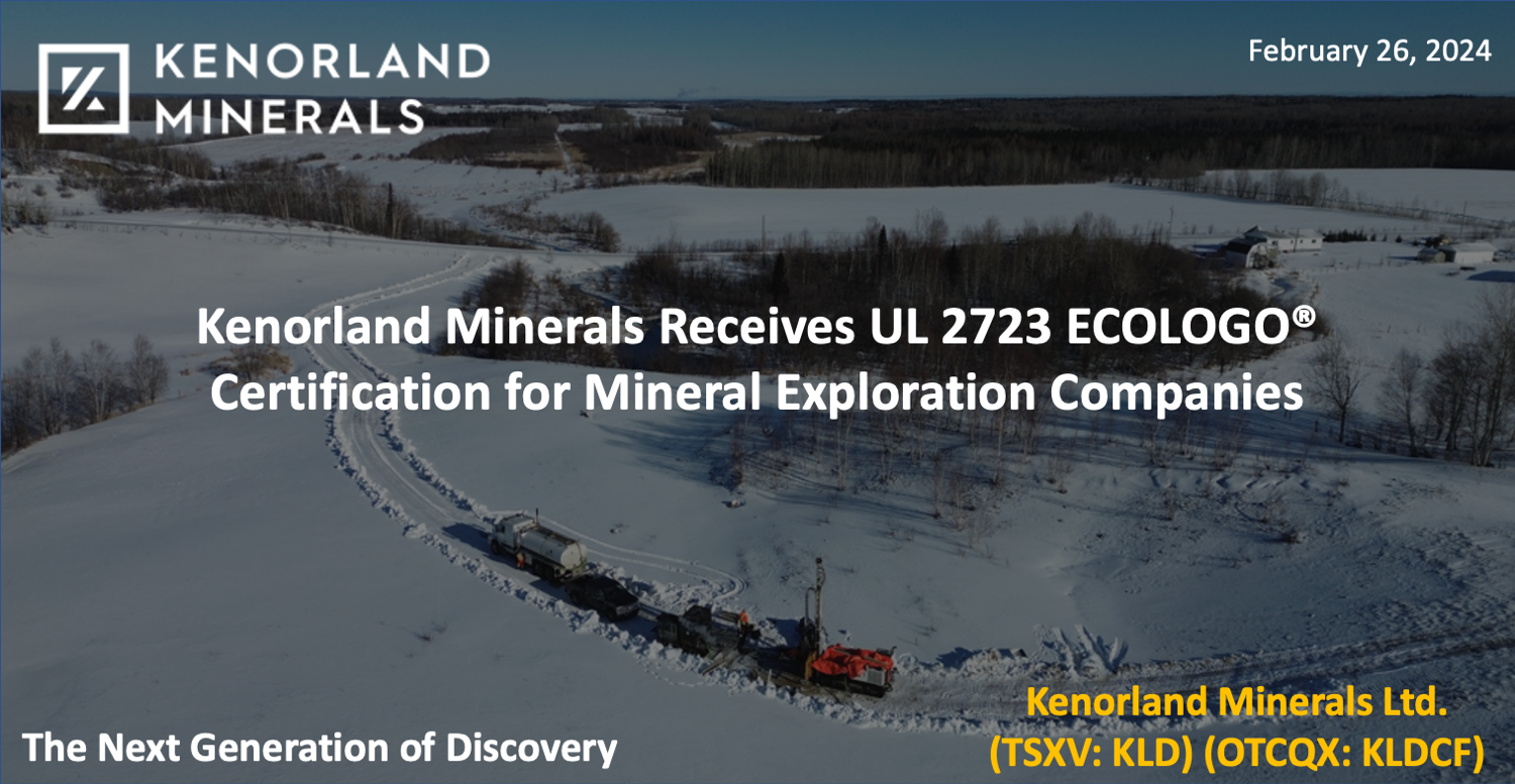 Kenorland Minerals Ltd. - News
